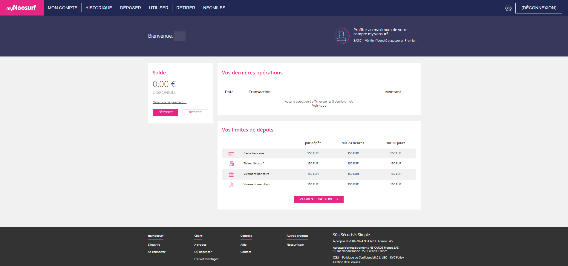 Le fonctionnement de MyNeosurf – Circus.be (FR)